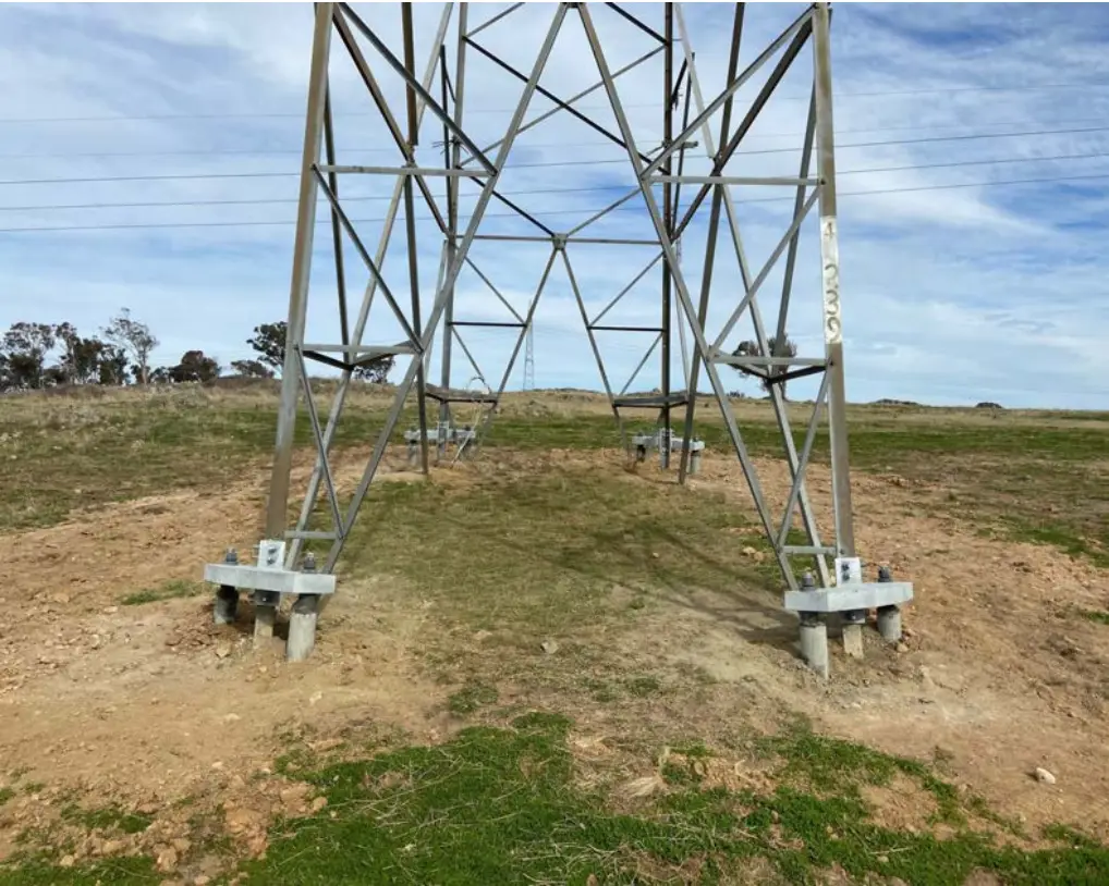 K-LOK™ Transmission Tower Grillage Foundation Remediation Yass to ...